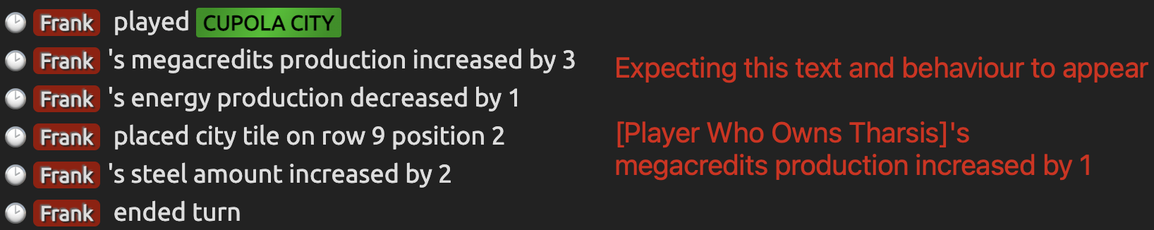 Tharsis Republic bonus not applying · Issue #5132 · terraforming-mars/terraforming-mars · GitHub