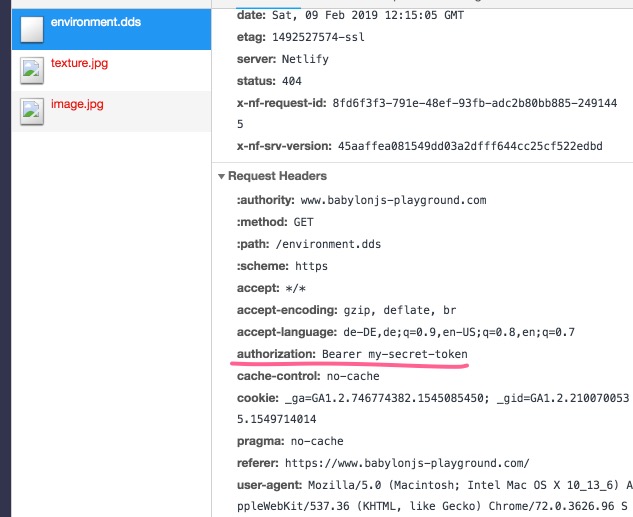 Custom Headers not working for TextureTask and ImageTask · Issue #5888 · BabylonJS/Babylon.js ...