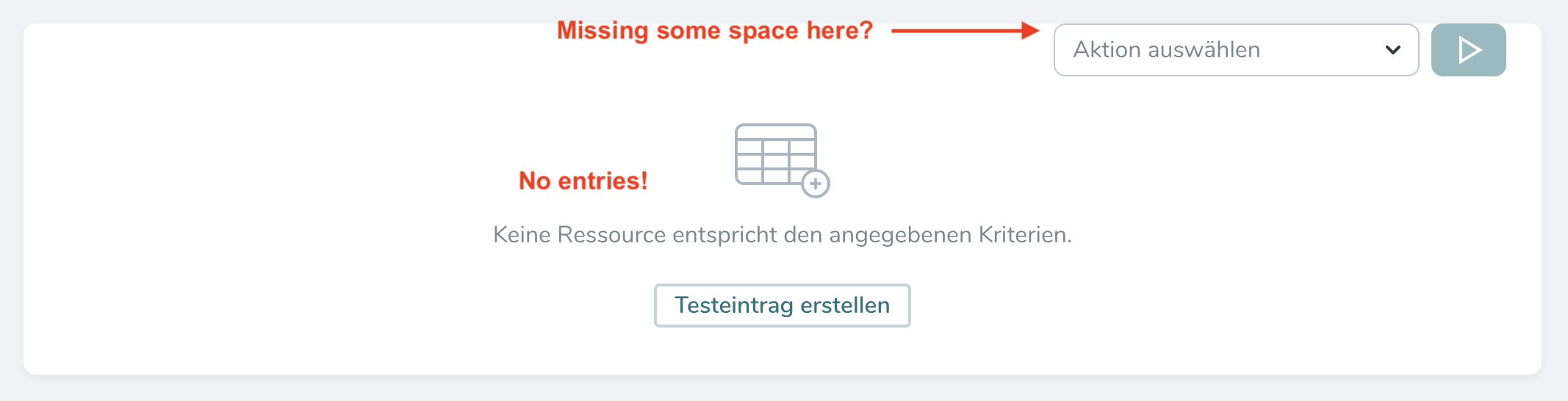 CSS Bug for "Standalone" Action Dropdown when table is empty · Issue #3039 · laravel/nova-issues ...