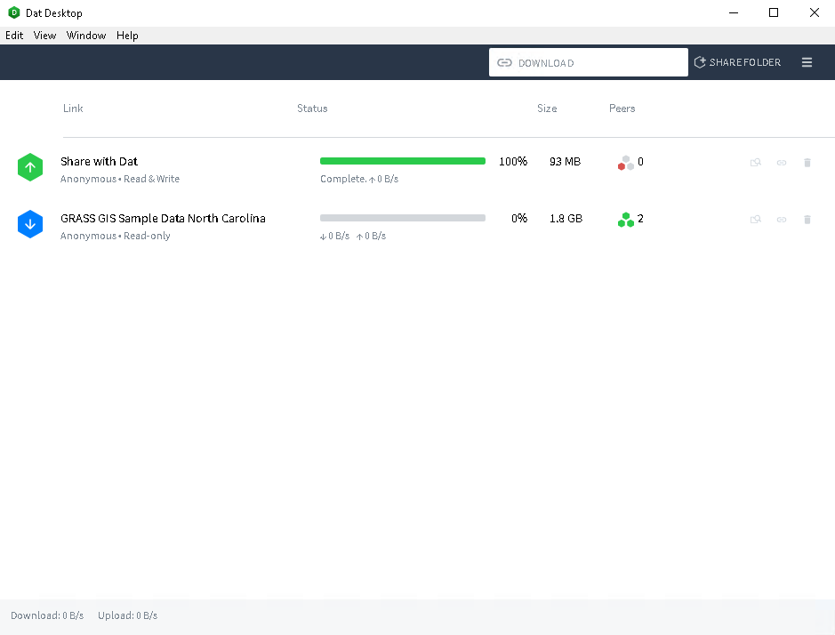 Adding A Dat Archive Does Not Work In `master` On Ubuntu And Linux · Issue 623 · Dat Ecosystem