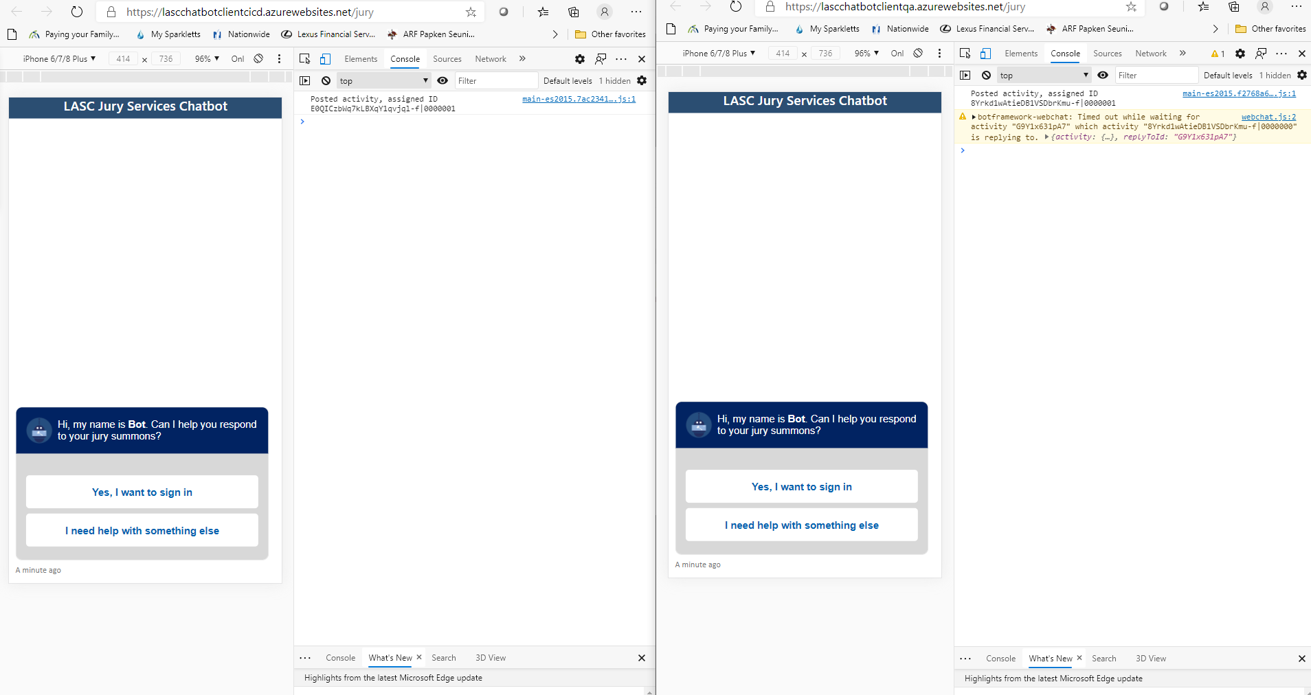 Timed out while waiting for activity · Issue #3623 · microsoft/BotFramework-WebChat · GitHub