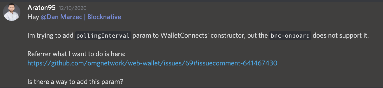 polling interval · Issue #466 · thirdweb-dev/web3-onboard · GitHub