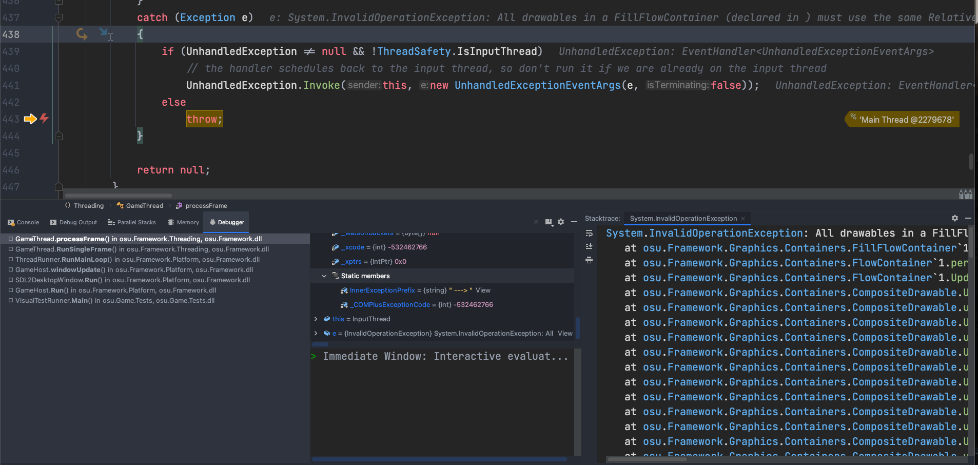 Improve message of `Drawable`-related exceptions for identifying failing drawable · Issue #4610 ...