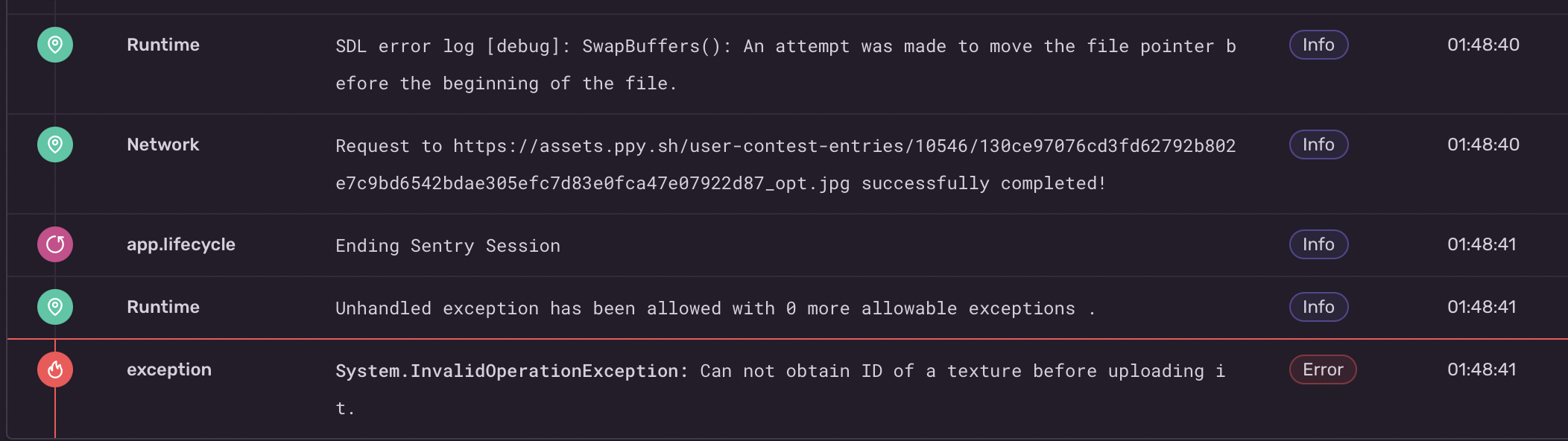 System.InvalidOperationException: Can not obtain ID of a texture before uploading it. · Issue ...