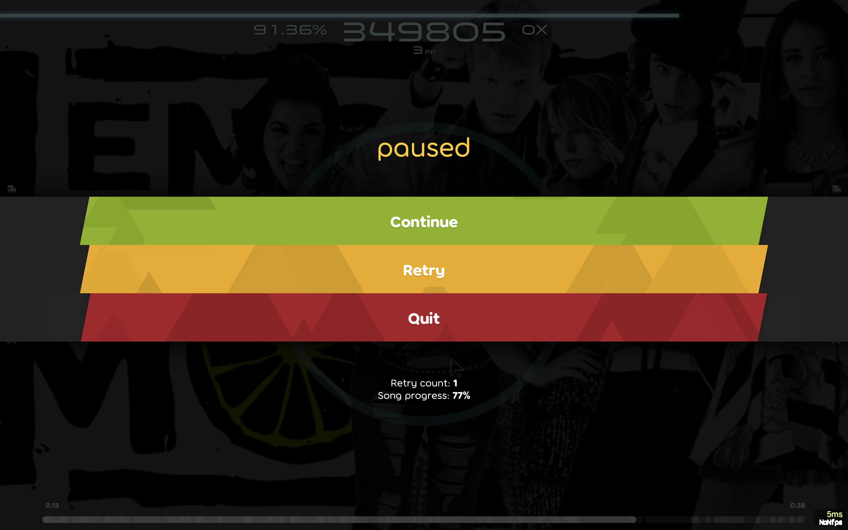 FPS counter reports "NaN" frames per second · Issue #23942 · ppy/osu · GitHub