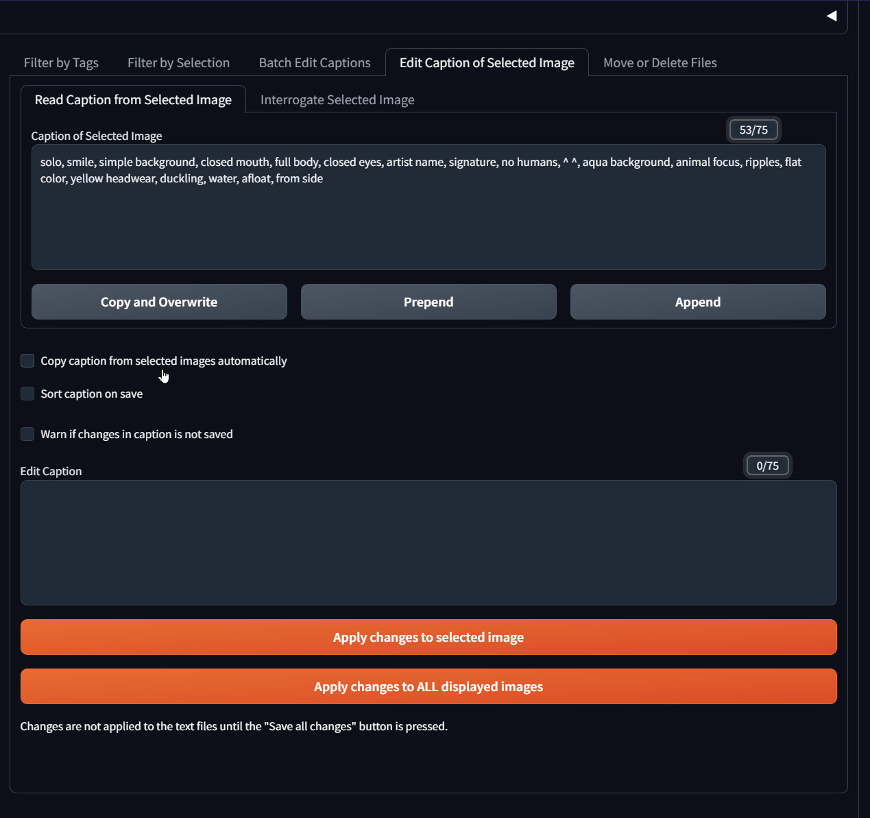 "Read caption from selected image" and "Interrogate selected image" sub tab not working. · Issue ...