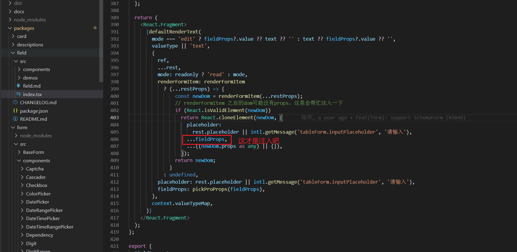 🐛[BUG] EditableProTable 自定义renderFormItem 不会自动注入fieldProps · Issue #4766 · ant-design/pro ...