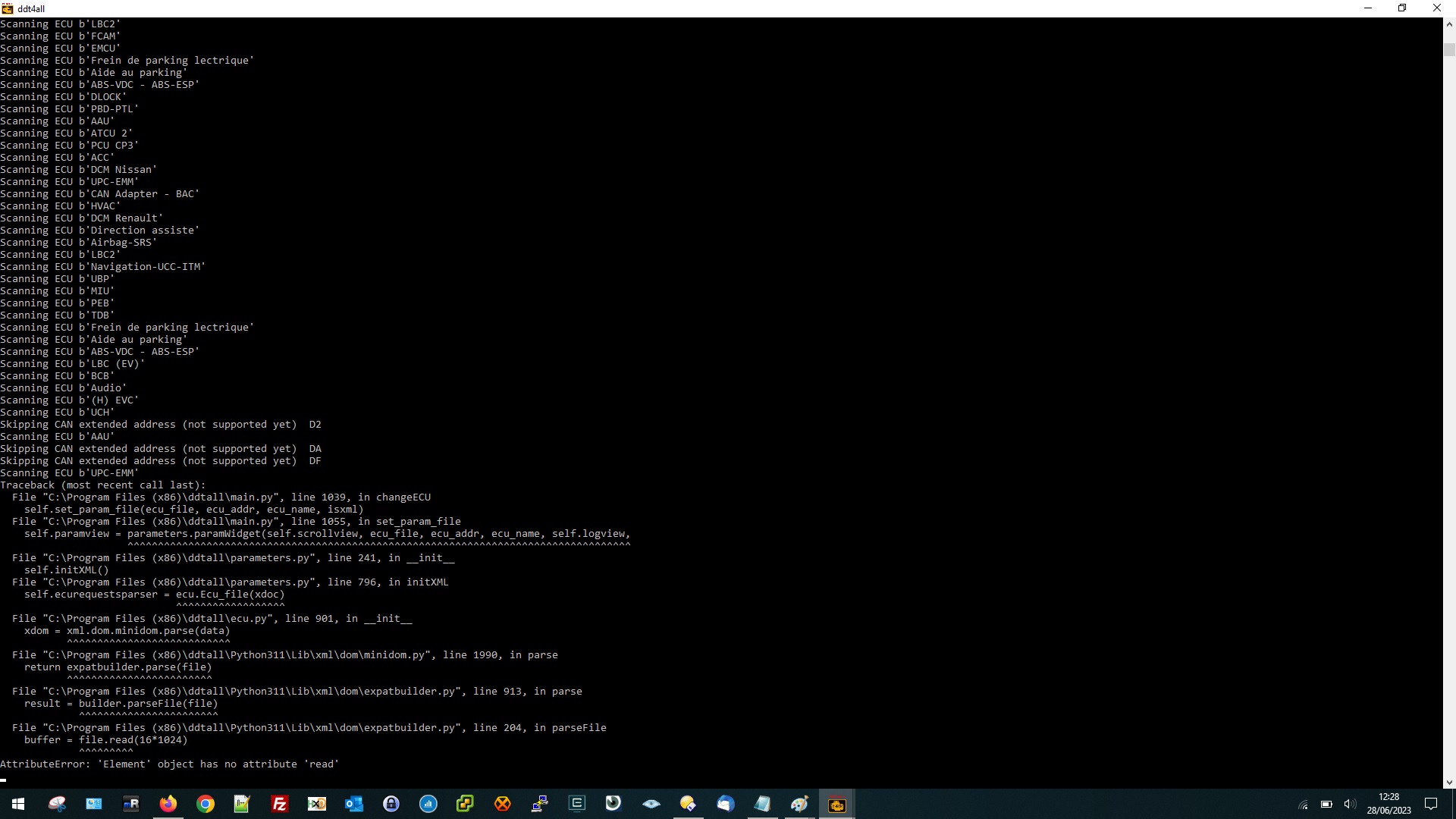 [Crash] - connected or edition mode · Issue #860 · cedricp/ddt4all · GitHub