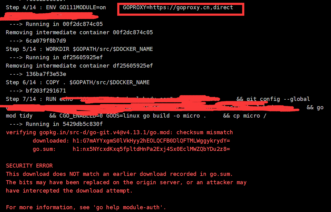 checksum mismatch · Issue #46 · goproxy/goproxy.cn · GitHub