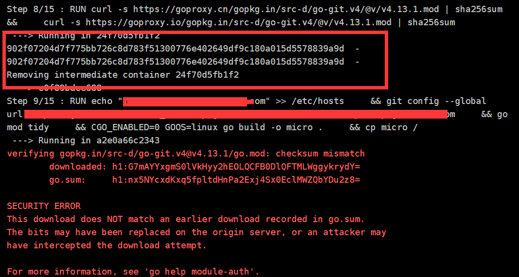 checksum mismatch · Issue #46 · goproxy/goproxy.cn · GitHub