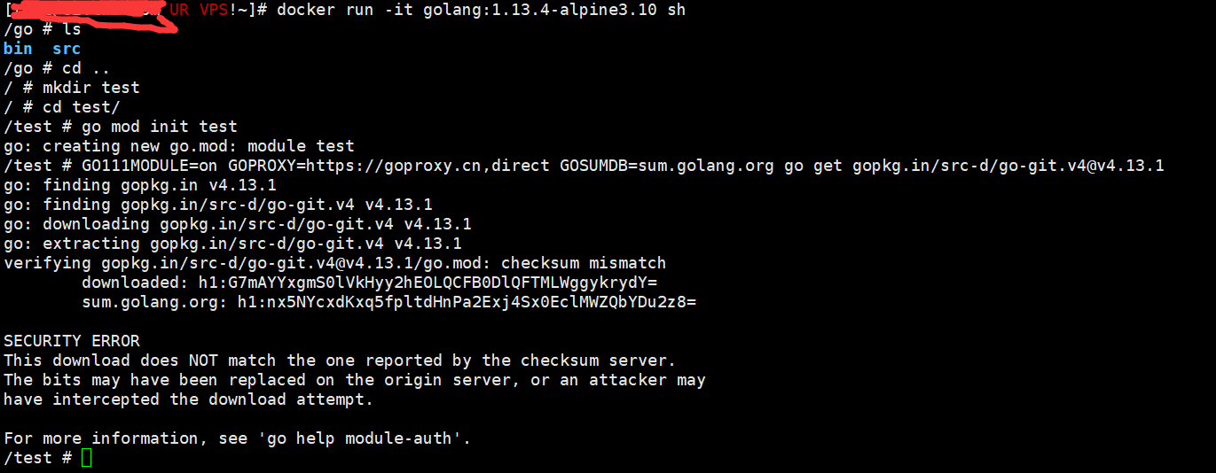 checksum mismatch · Issue #46 · goproxy/goproxy.cn · GitHub