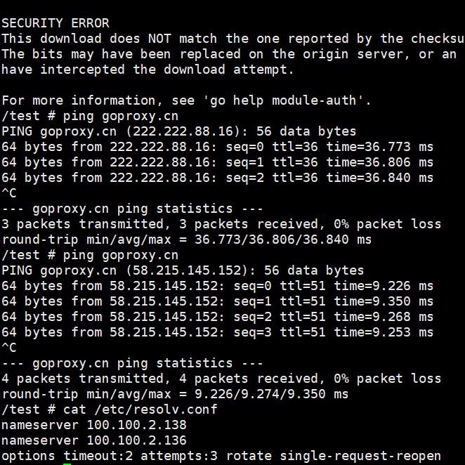 checksum mismatch · Issue #46 · goproxy/goproxy.cn · GitHub