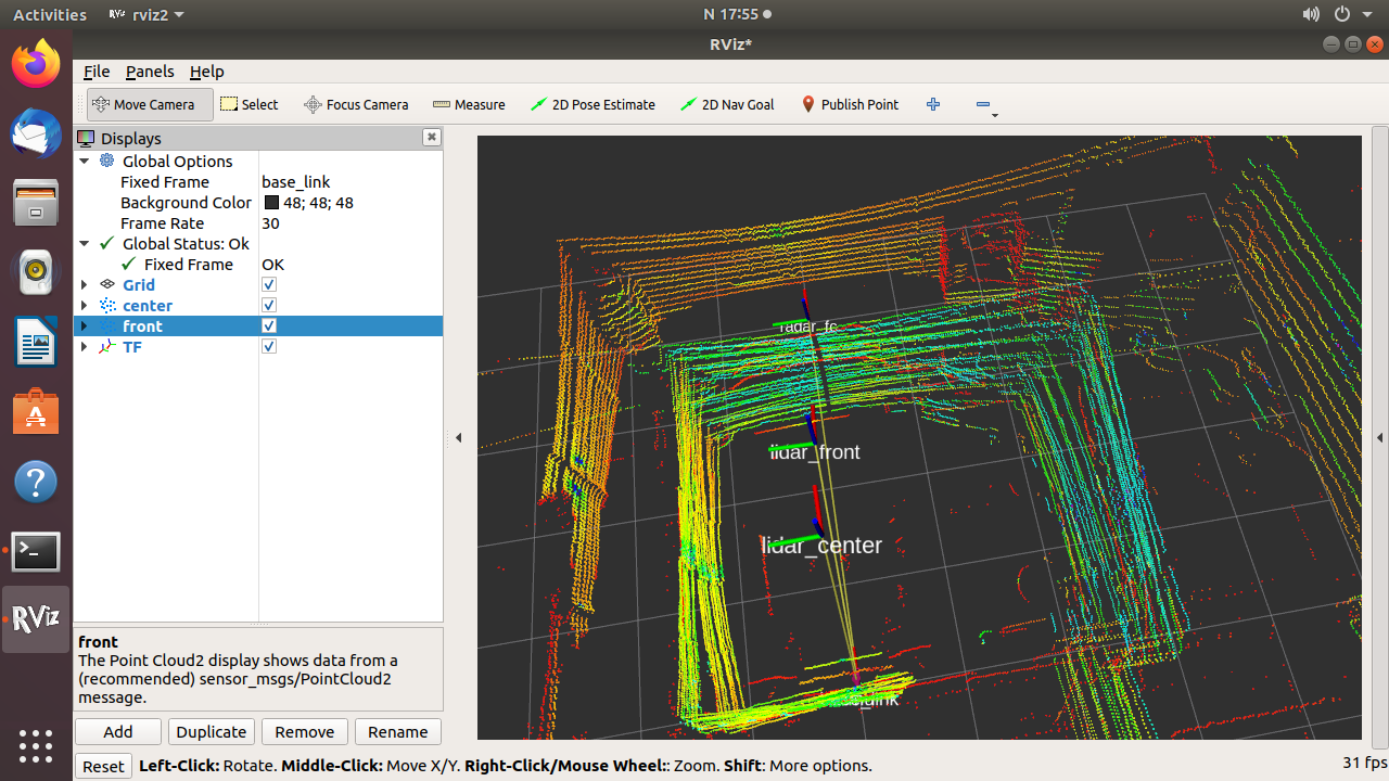 Scale problem with VLP32c lidar with dashing_devel branch · Issue #383 · ros-drivers/velodyne ...