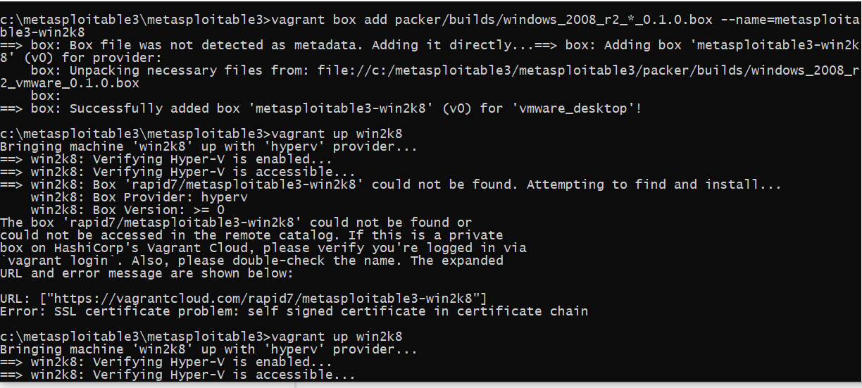 wmware-iso build errors on backdoor installs caidao and meterpreter.php ...