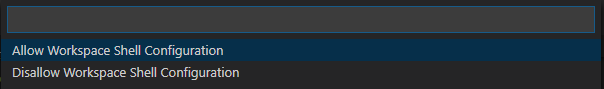 Workspace shell permissions are not remembered with remote host. · Issue #88406 · microsoft ...