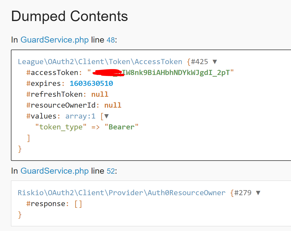 Empty Response when fetchUserFromToken from auth0 · Issue #273 · knpuniversity/oauth2-client ...