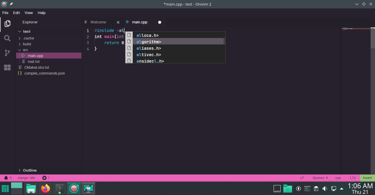 clangd has random includes for auto complete · Issue #3022 · onivim/oni2 · GitHub
