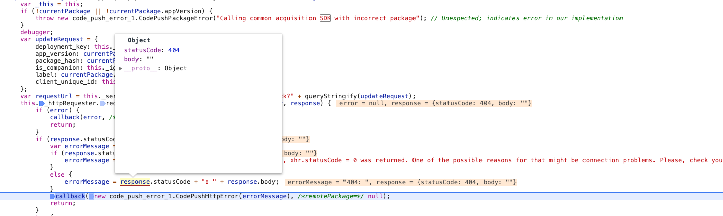 Codepush Rn 62 2 Ios 13 3 Fails · Issue 716 · Microsoft Code Push · Github