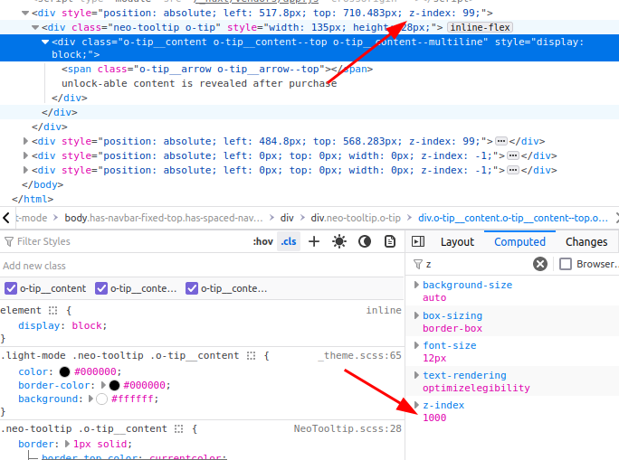 Tooltip: abilty to control wrapper z-index · Issue #521 · oruga-ui/oruga · GitHub