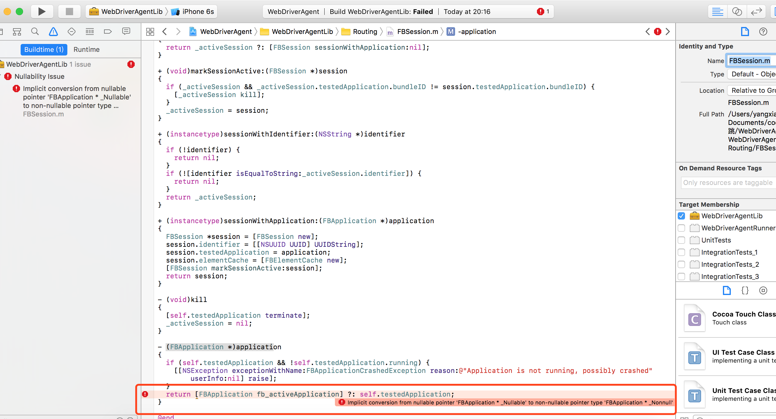Fbsessionm Nullability Issue · Issue 833 · Facebookarchivewebdriveragent · Github 6211