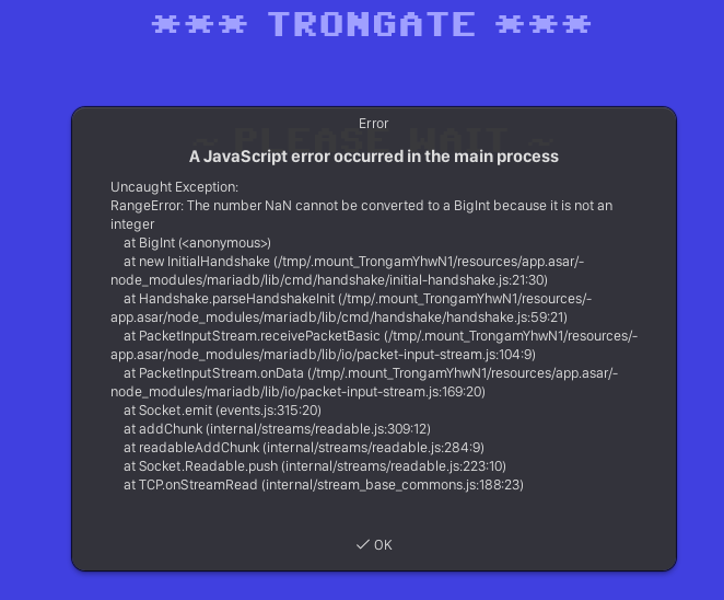 TypeError: Conn.Query is not a function · Issue #107 · trongate/trongate-framework · GitHub