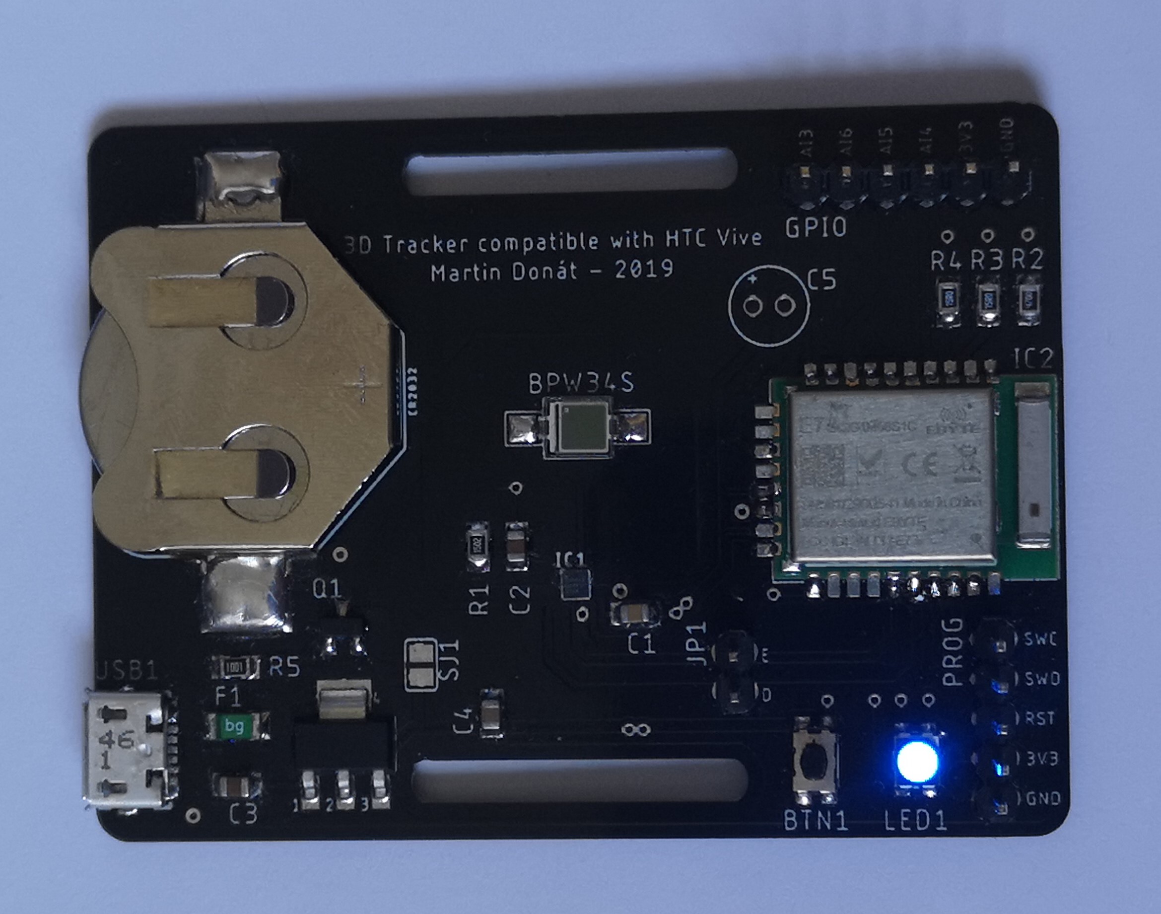 GitHub - kacer/3D-Tracker-Vive: Compact device works as 3D tracker ...