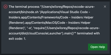 Cloud shell fails to open on Mac · Issue #356 · microsoft/vscode-azure-account · GitHub