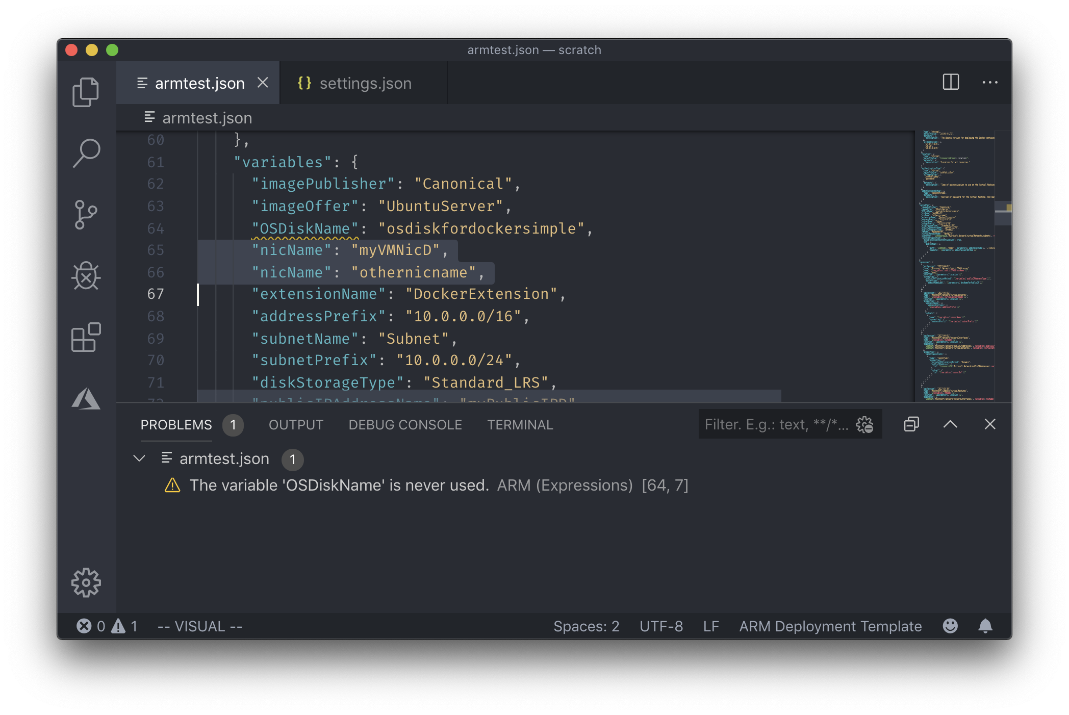 No Errors For Duplicate Properties · Issue 288 · Microsoftvscode Azurearmtools · Github