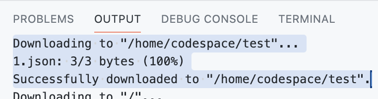 [Codespace] An error occurs when downloading a folder/file from blob container · Issue #876 ...