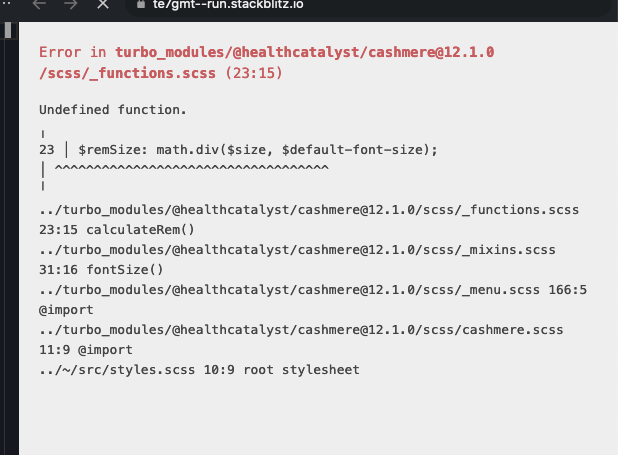 StackBlitz Broken in v12 · Issue #1757 · HealthCatalyst/Fabric.Cashmere ...