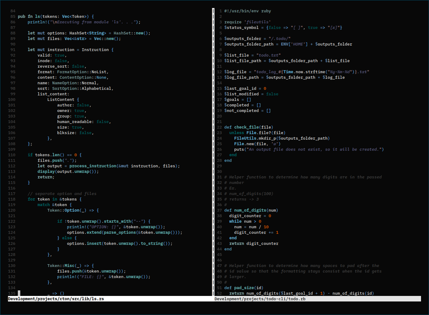 GitHub - cliuj/vim-siberia: A dark vim theme based on snow nights and burn barrels