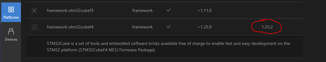 Update STM32CUBEF4 framework · Issue #554 · platformio/platform-ststm32 · GitHub