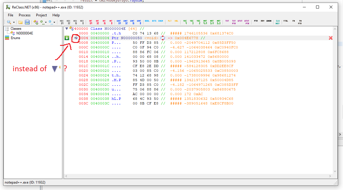 Pointer cannot be expanded · Issue #165 · ReClassNET/ReClass.NET · GitHub