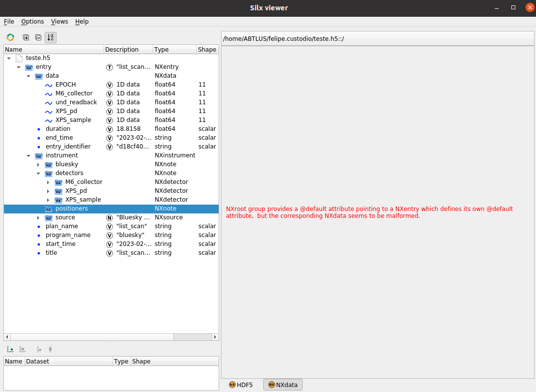 NXWriter: malformed NXdata group, regarding positioners · Issue #806 · BCDA-APS/apstools · GitHub