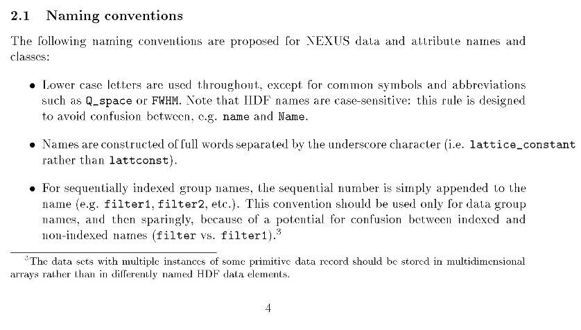 clarify how to name fields and groups · Issue #544 · nexusformat/definitions · GitHub