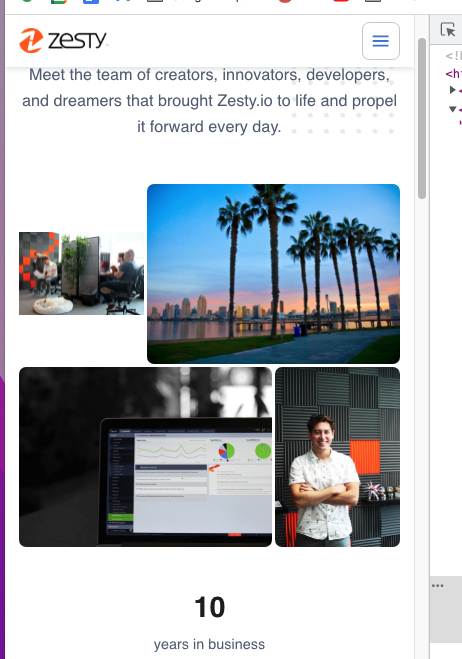[MOBILE] about us - images · Issue #212 · zesty-io/website · GitHub