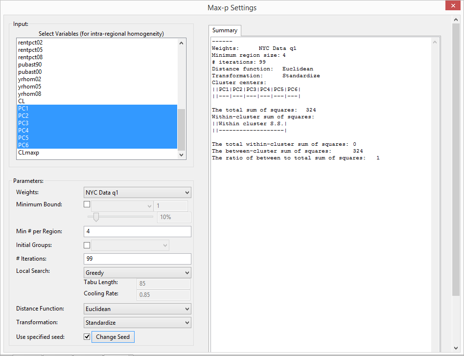 Max-p doesn't handle well the case "island in weights" · Issue #1368 · GeoDaCenter/geoda · GitHub