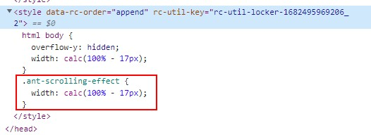 [Modal]弹框打开后，fixed或者absolute元素会抖动 · Issue #41956 · ant-design/ant ...