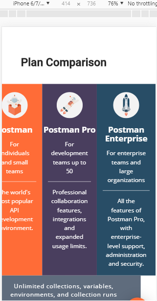 Plans and Pricing web page mobile version issue · Issue #6898 ...