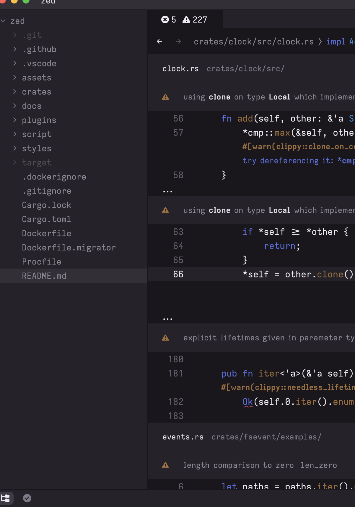 When Clippy is enabled, errors do not show up in diagnostics checkmark · Issue #1487 · zed ...
