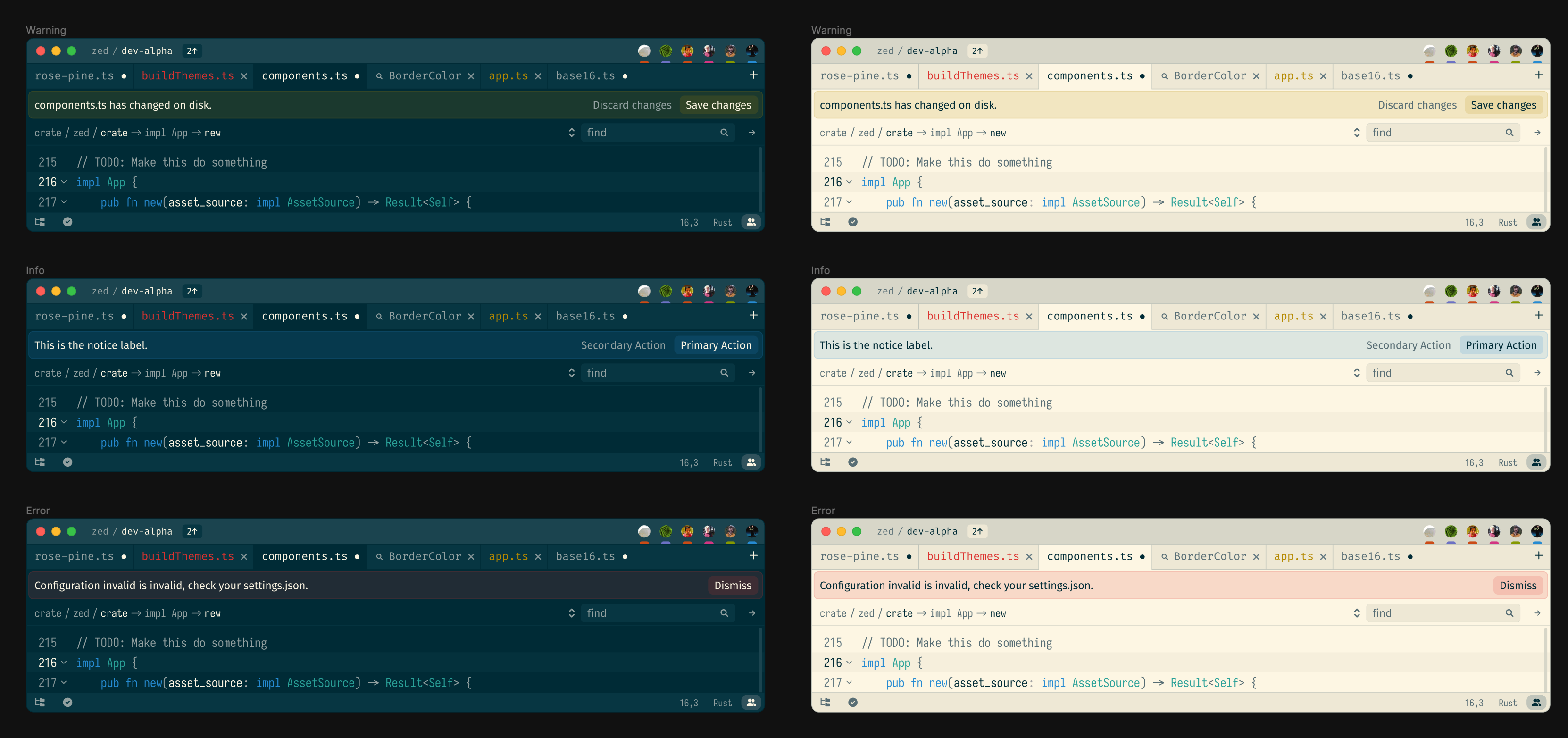 Banner notifications UI · Issue #1590 · zed-industries/zed · GitHub
