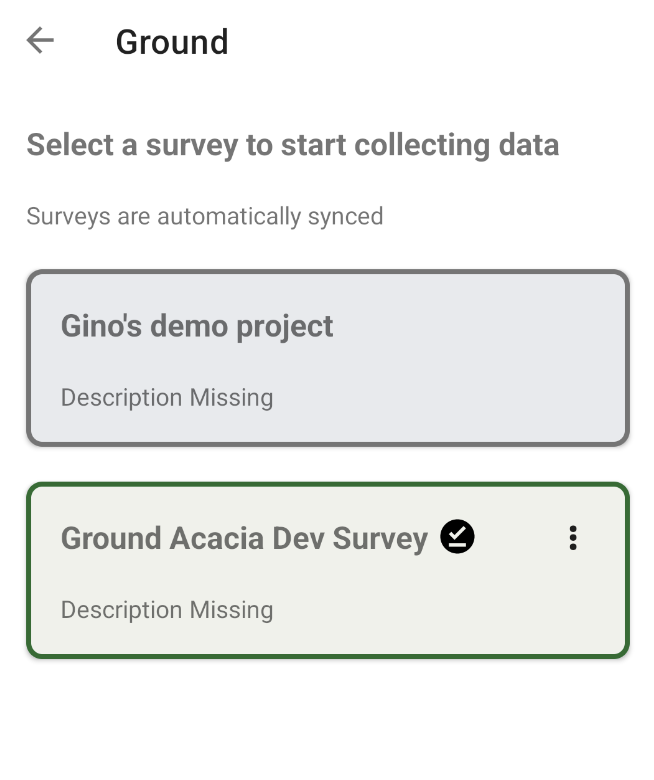 Surveys in survey list out of order · Issue #1615 · google/ground-android · GitHub