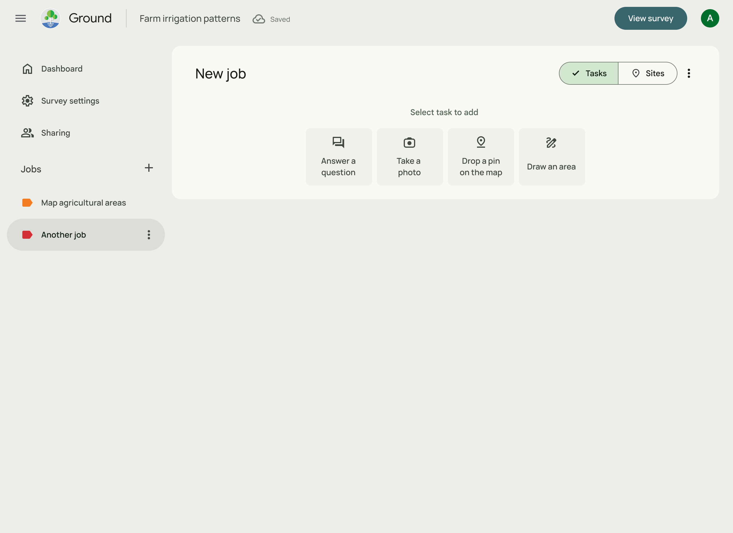 Edit survey > job color not shown next to jobs · Issue #1255 · google/ground-platform · GitHub