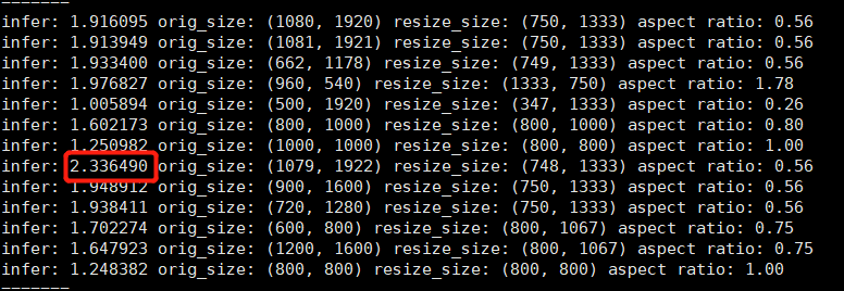 Inference time unstable while using random resize · Issue #1109 · fizyr/keras-retinanet · GitHub