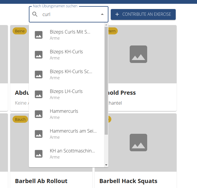 Prettify the autocompleter · Issue #556 · wger-project/wger · GitHub