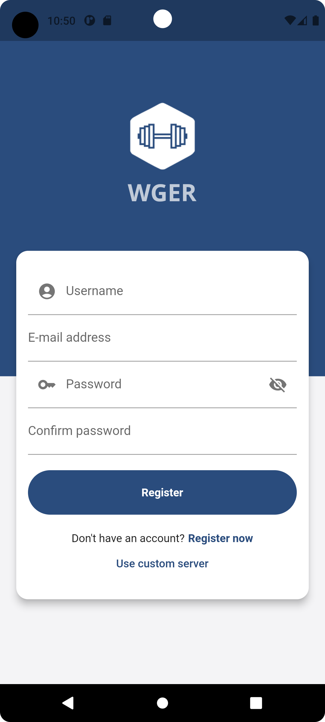 Improve Login Page interface · Issue #264 · wger-project/flutter · GitHub