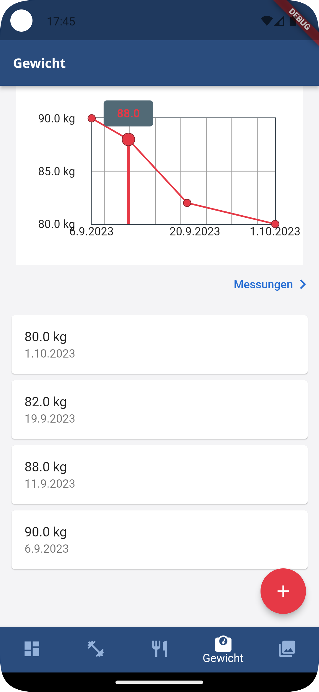 Chart Polishing · Issue 433 · Wger Projectflutter · Github 
