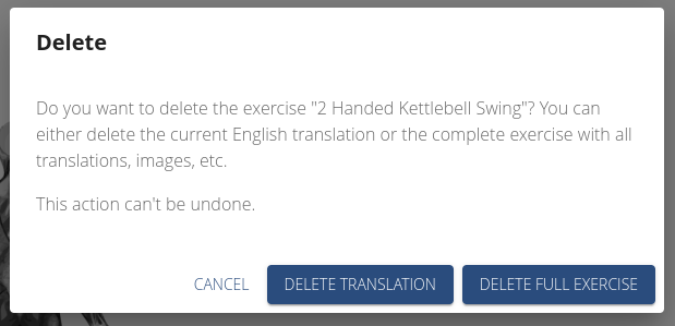 Always Allow Admin To Delete Exercises · Issue 824 · Wger Projectreact · Github