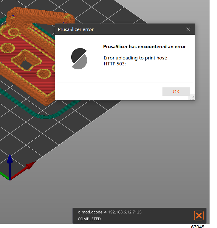 Get HTTP ERROR 503 when upload gcode to Moonraker · Issue #9120 · prusa3d/PrusaSlicer · GitHub
