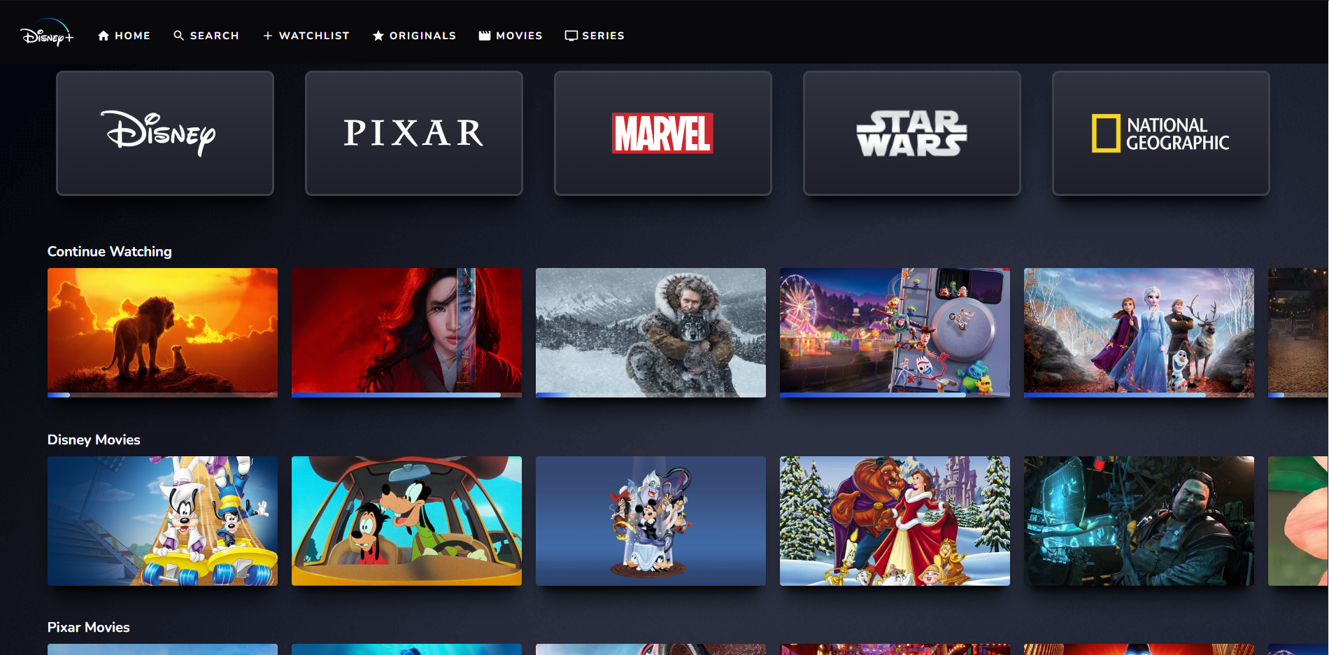 GitHub - serq26/disneyplus_clone: This project made only for showing web development techniques ...